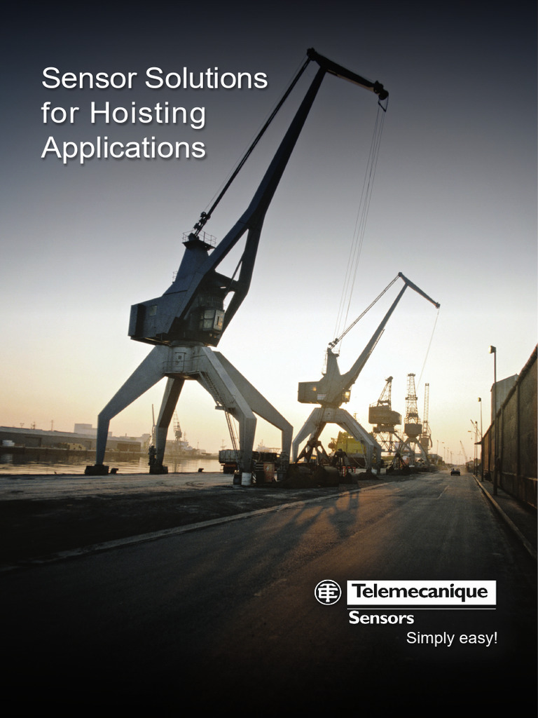 Hoisting Sensor Solutions Overview | PDF | Crane (Machine) | Electrical ...