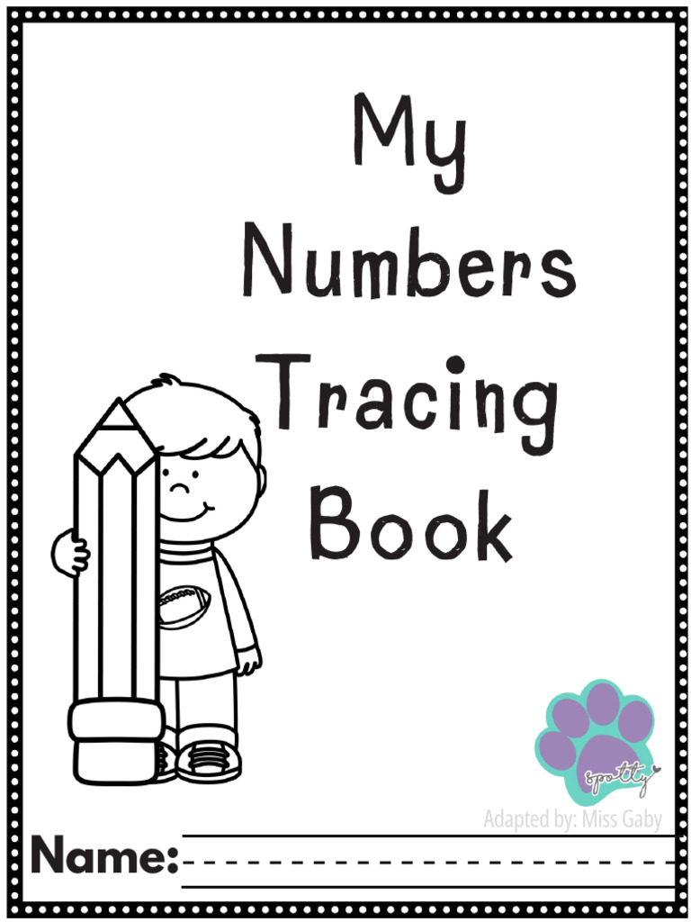 Numbers Tracing book | PDF