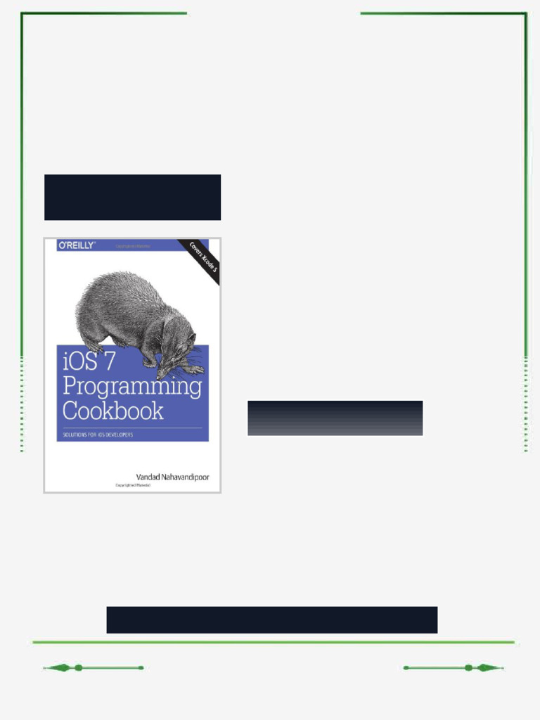 iOS 7 Programming Cookbook 2nd Edition Vandad Nahavandipoor Ebook ...