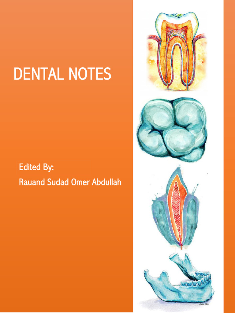 dental notes pdf compress | PDF | Human Tooth | Periodontology