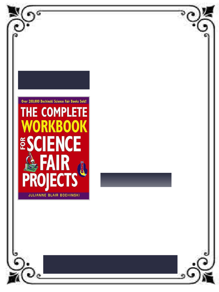 The Complete Workbook for Science Fair Projects 1st Edition Julianne ...