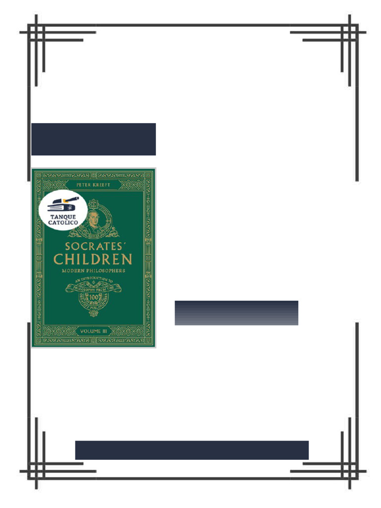 Socrates Children Modern The 100 Greatest Philosophers 1st Edition ...