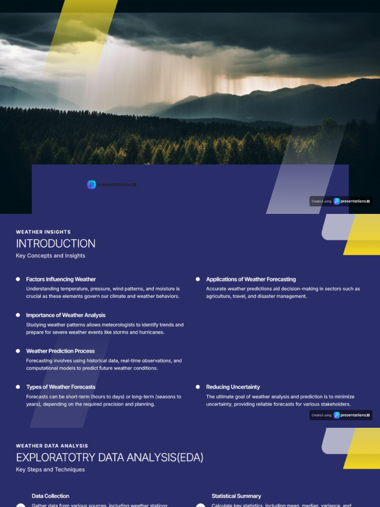 Weather Patterns Analysis and Prediction | PDF