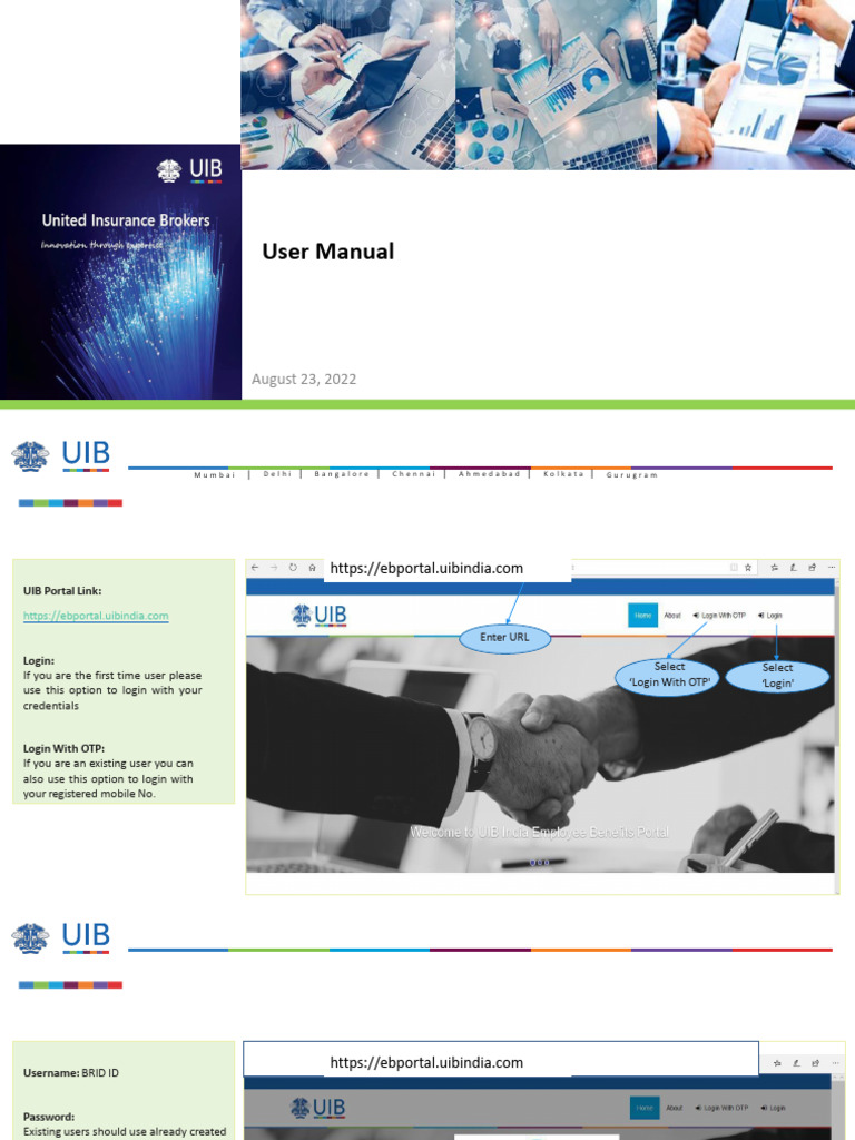 UIB Portal User Manual Guide | PDF | Authentication | Security Engineering