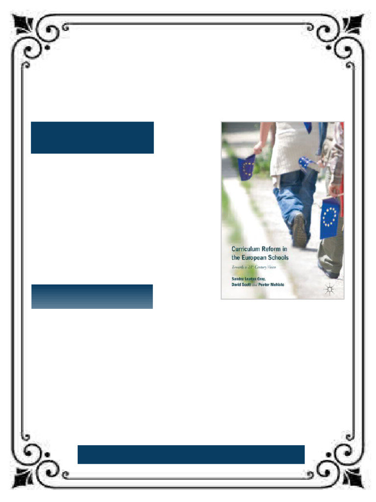 Curriculum Reform in the European Schools Sandra Leaton Gray full eBook ...