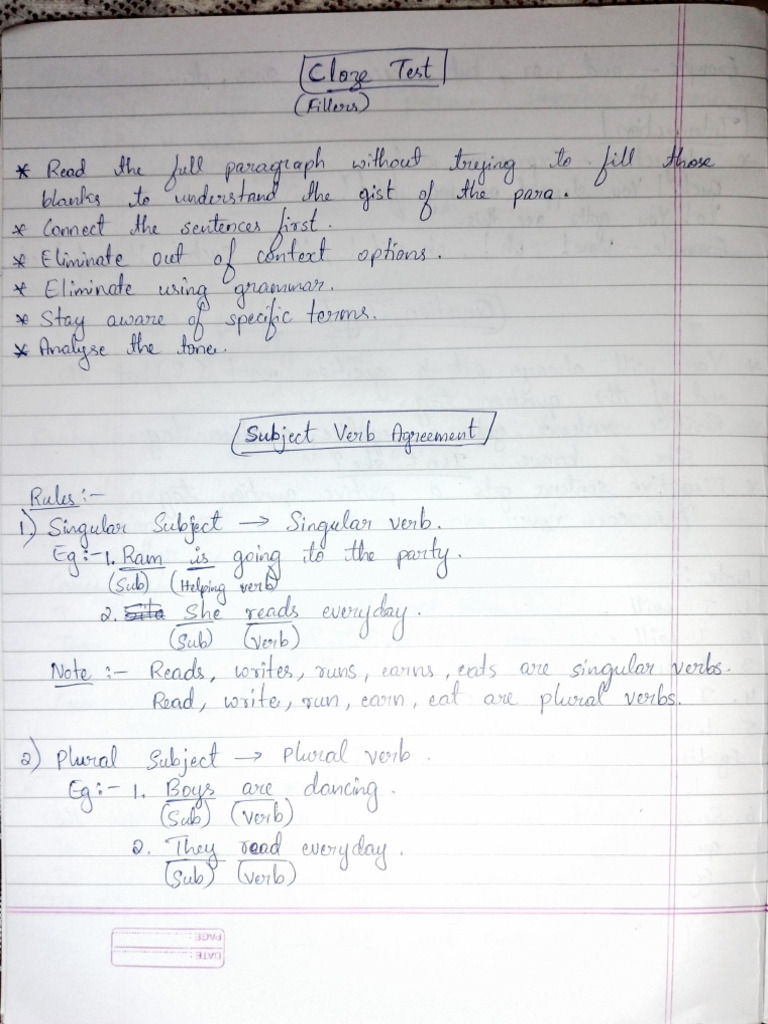 Singular and Plural Verb Rules | PDF | Interpretation (Philosophy ...