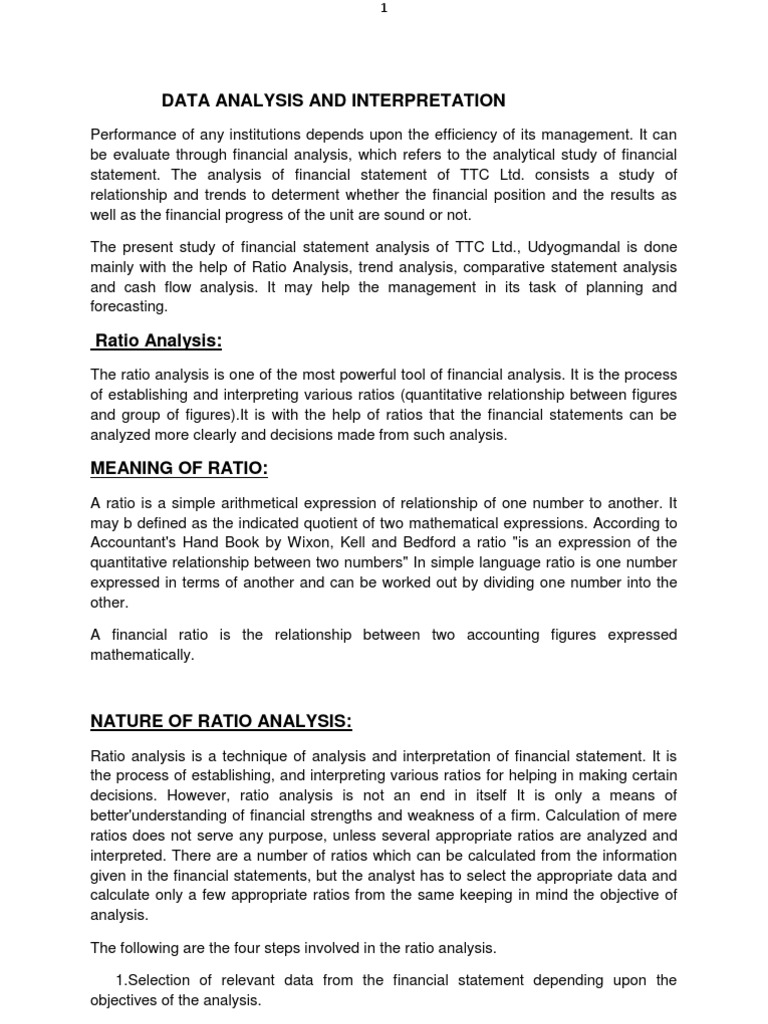 Data Analysis and Interpretation | PDF | Market Liquidity | Profit ...