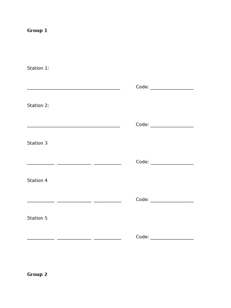 Activity Escape Room Form | PDF