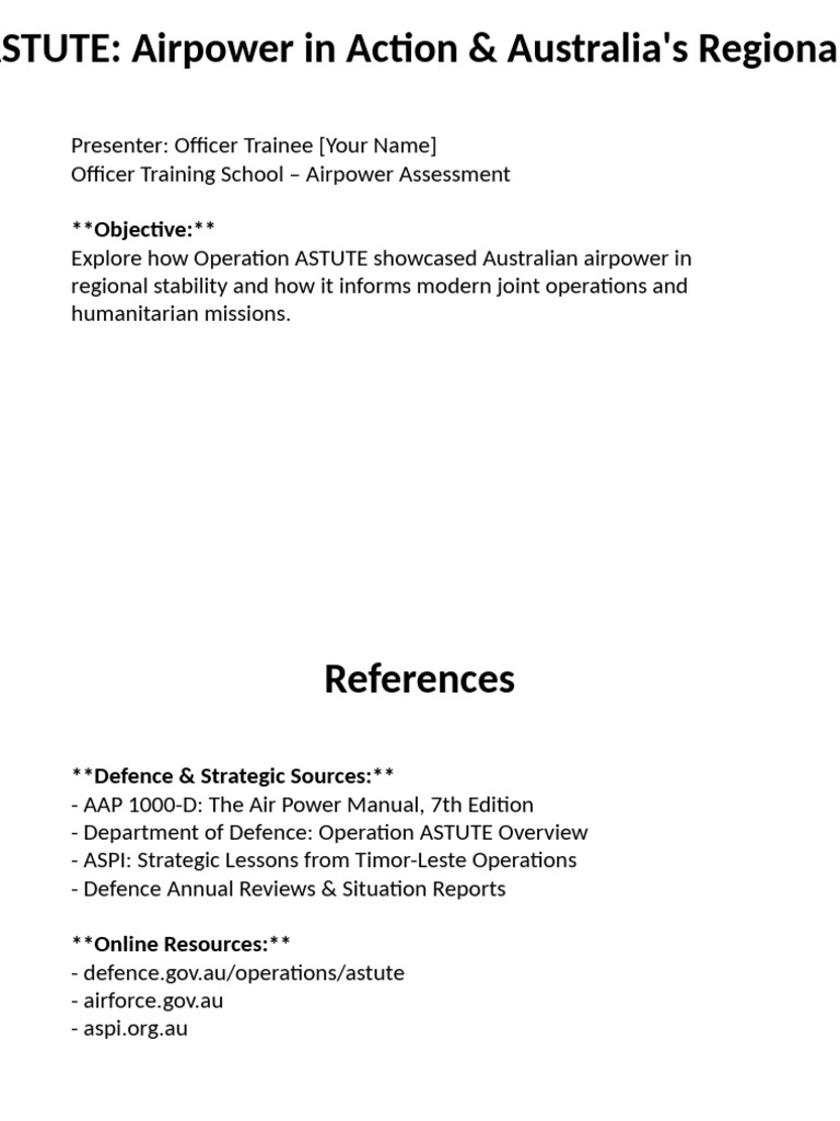 Operation ASTUTE | PDF