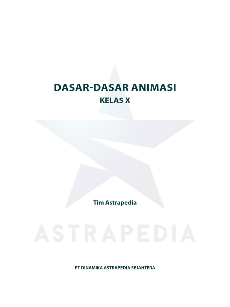 Dasar-Dasar Animasi untuk SMK Kelas X | PDF