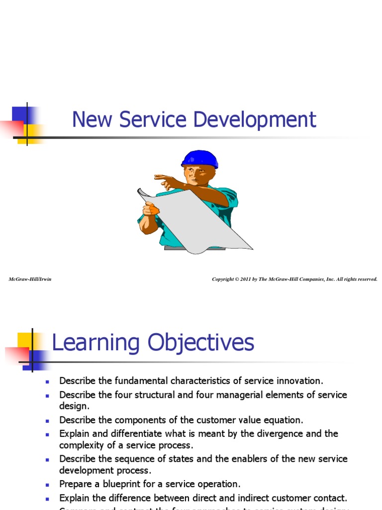 New Service Development: Mcgraw-Hill/Irwin | PDF | Innovation | Menu