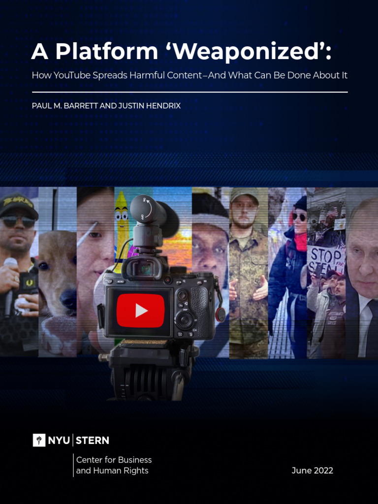 YouTube's Role in Spreading Harmful Content | PDF | Rt (Tv Network ...