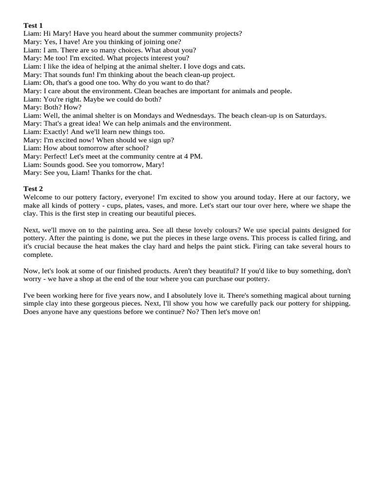 Summer Community Projects Discussion | PDF