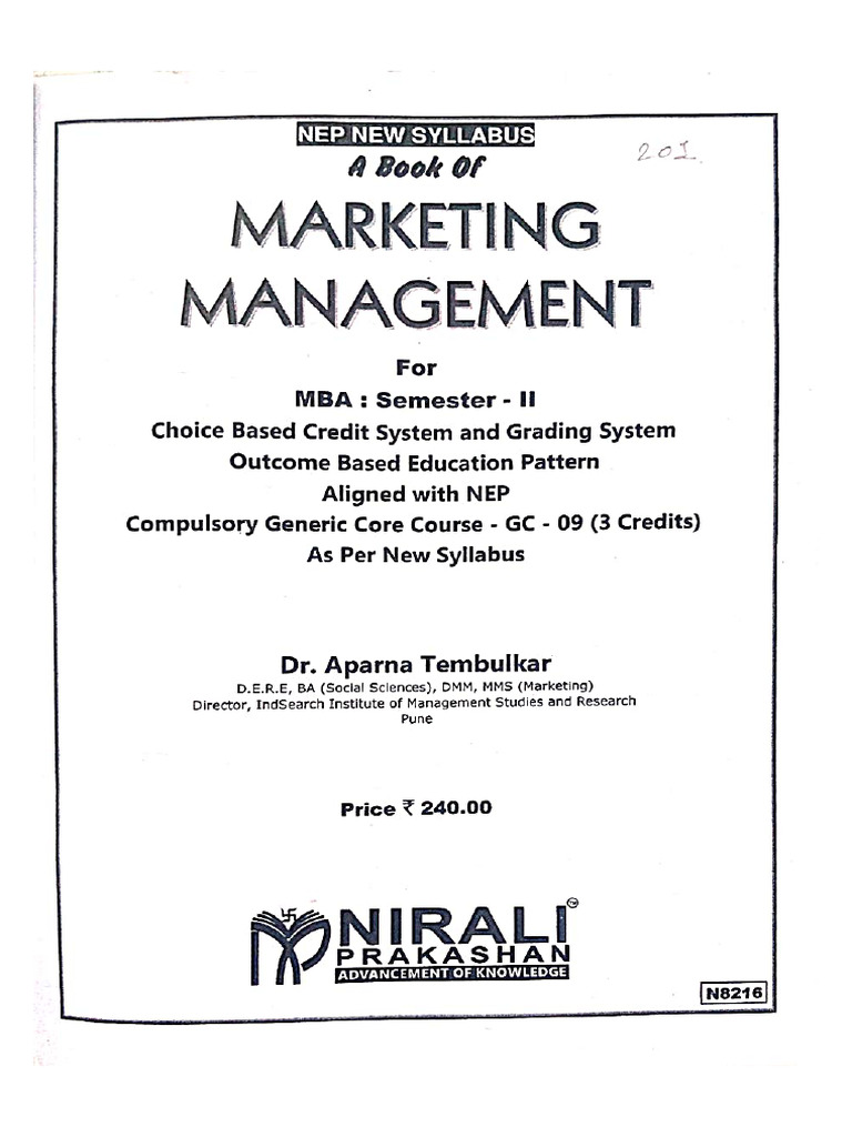 Marketing Management PDF Notes For Sppu | PDF