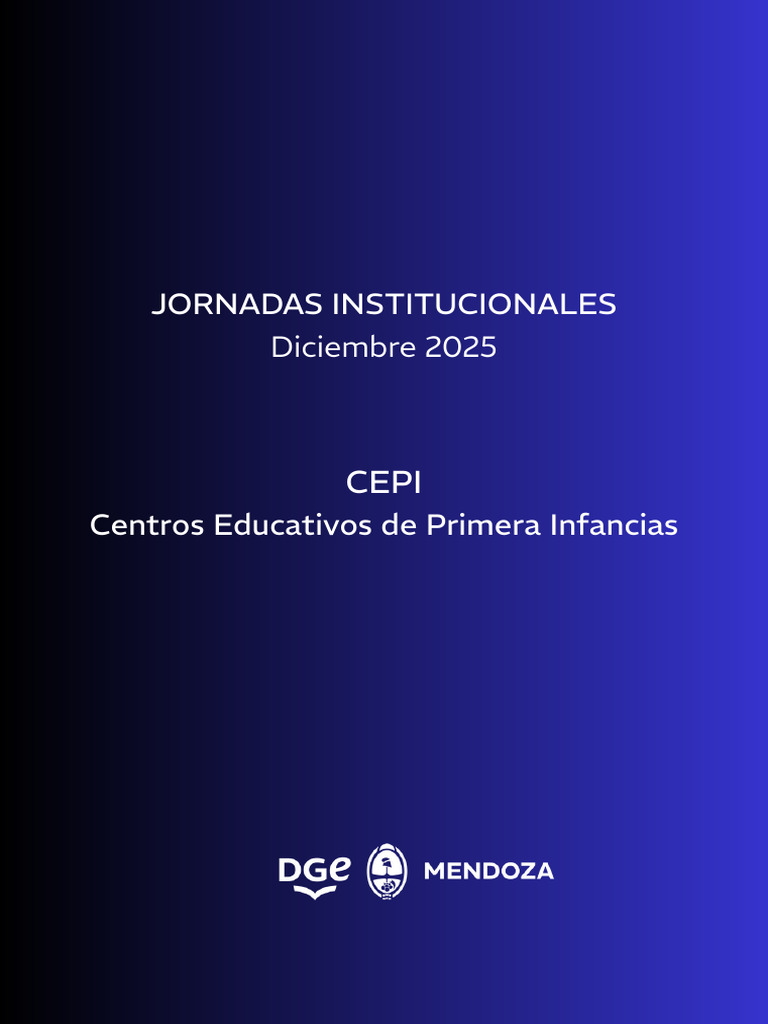 Jornadas de Autoevaluación CEPI 2025 | PDF | Enseñando | Plan de estudios