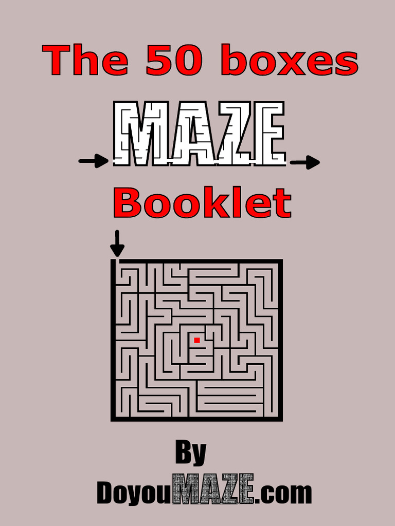 The 50 Boxes MAZE Booklet 2023 | PDF