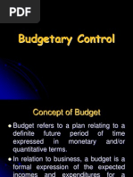 Budgetary and Non-Budgetary Control Techniques | PDF