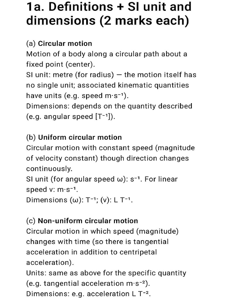 Physics Question Bank - Rotational Dynamics | PDF
