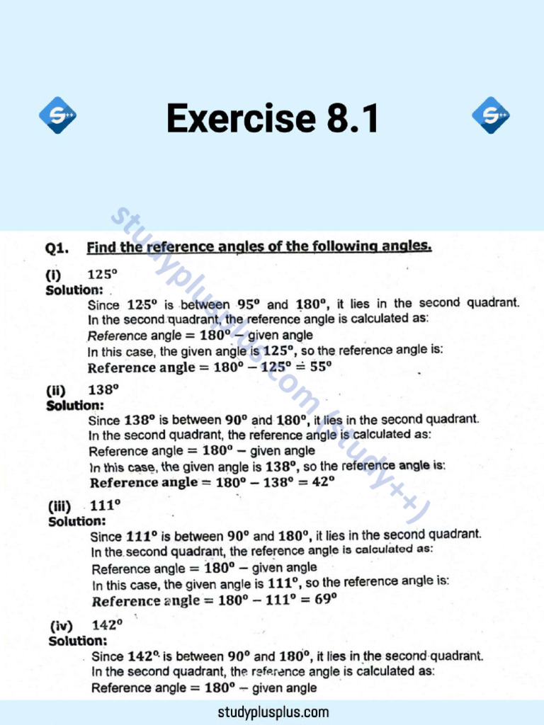 10 Maths Ex 8 1 Pdf