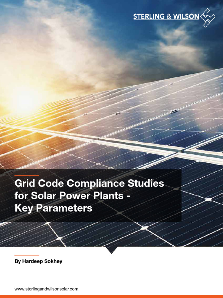Grid Code Compliance Studies for Solar Power Plants - Key Parameters | PDF