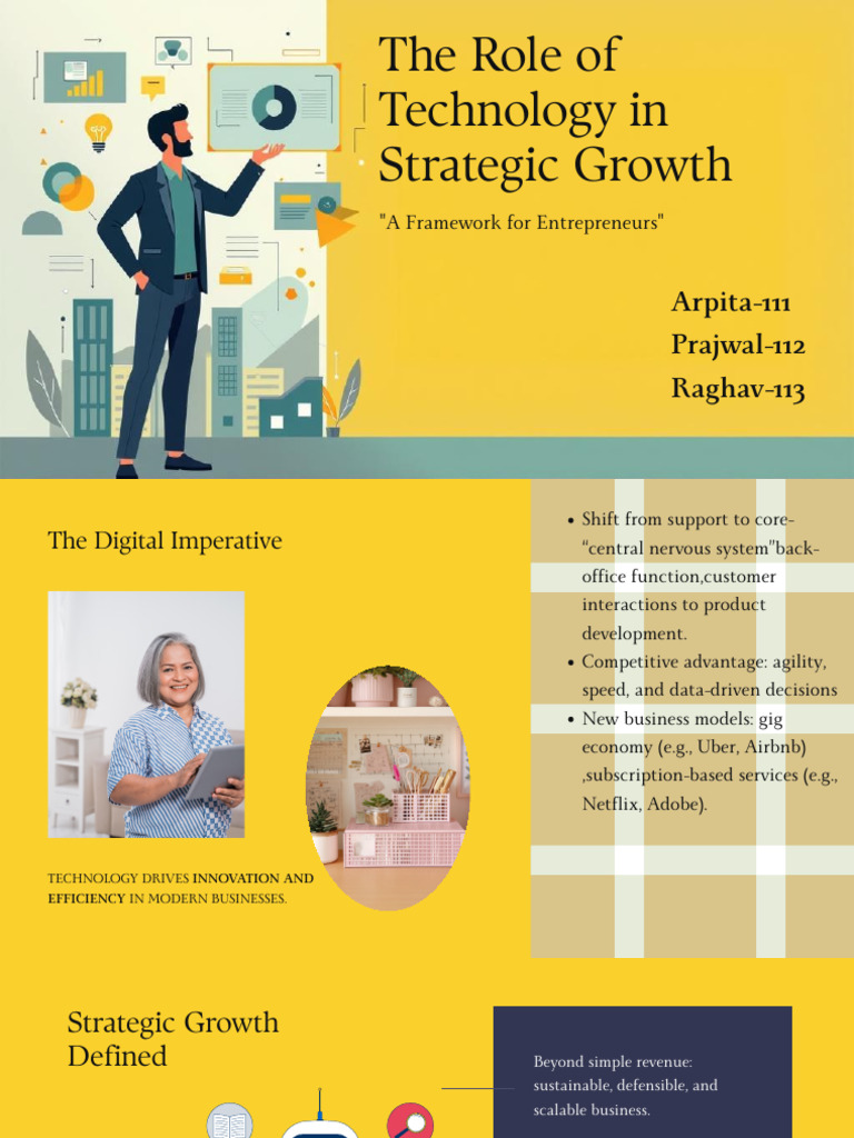Technology's Role in Strategic Growth | PDF | Financial Technology ...