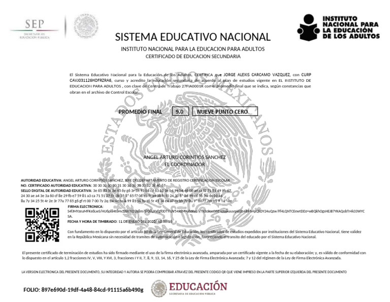 Jorge Alexis Carcamo Vazquez Ine | PDF | Firma | Aplicaciones de la ...