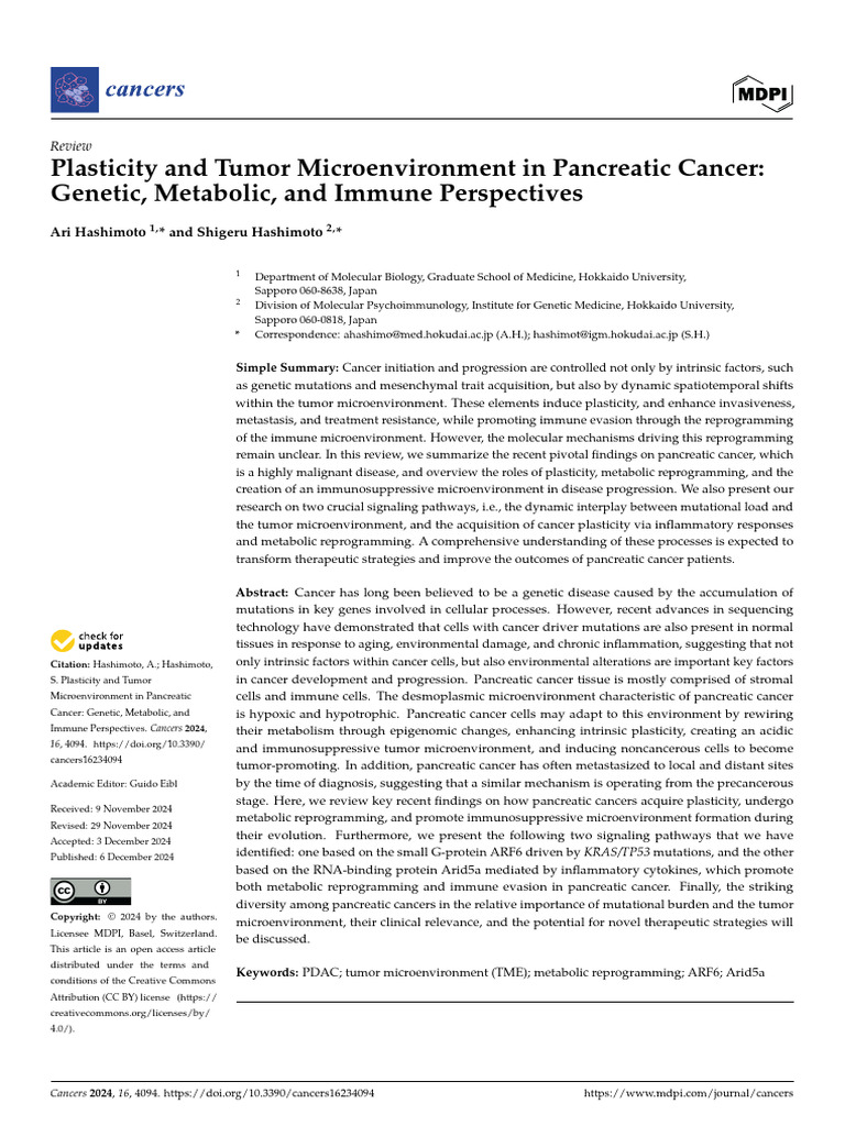 Genetics | PDF | Carcinogenesis | Pancreatic Cancer