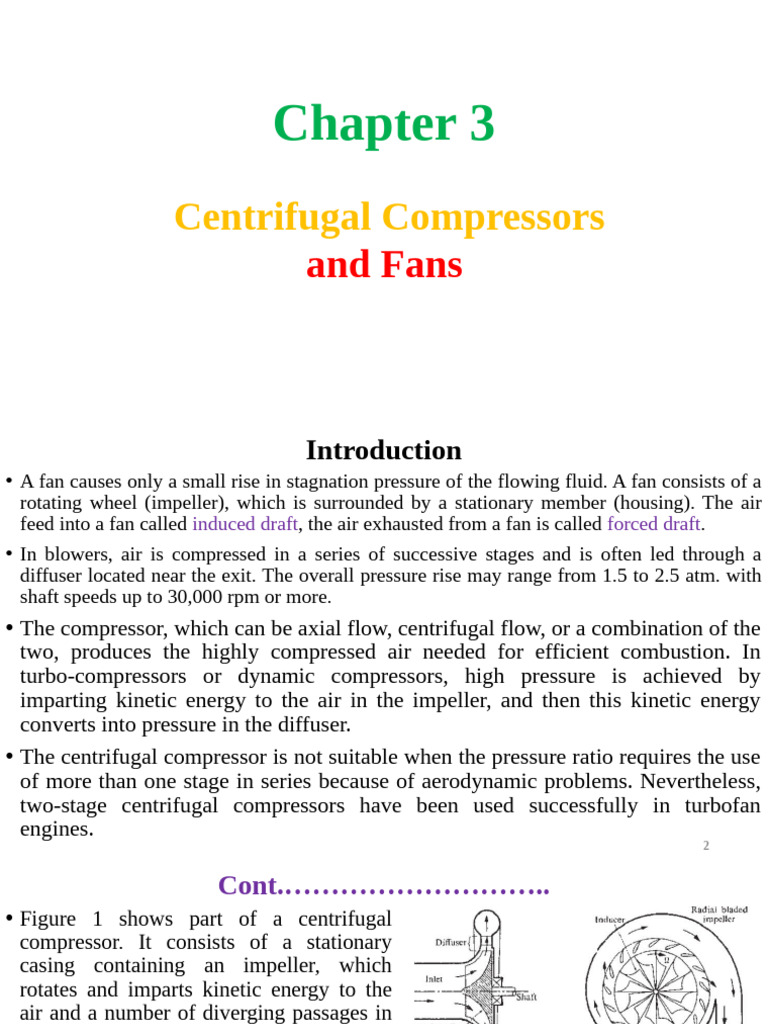 Centrifugal Compressors Overview | PDF | Fluid Dynamics | Compressible Flow