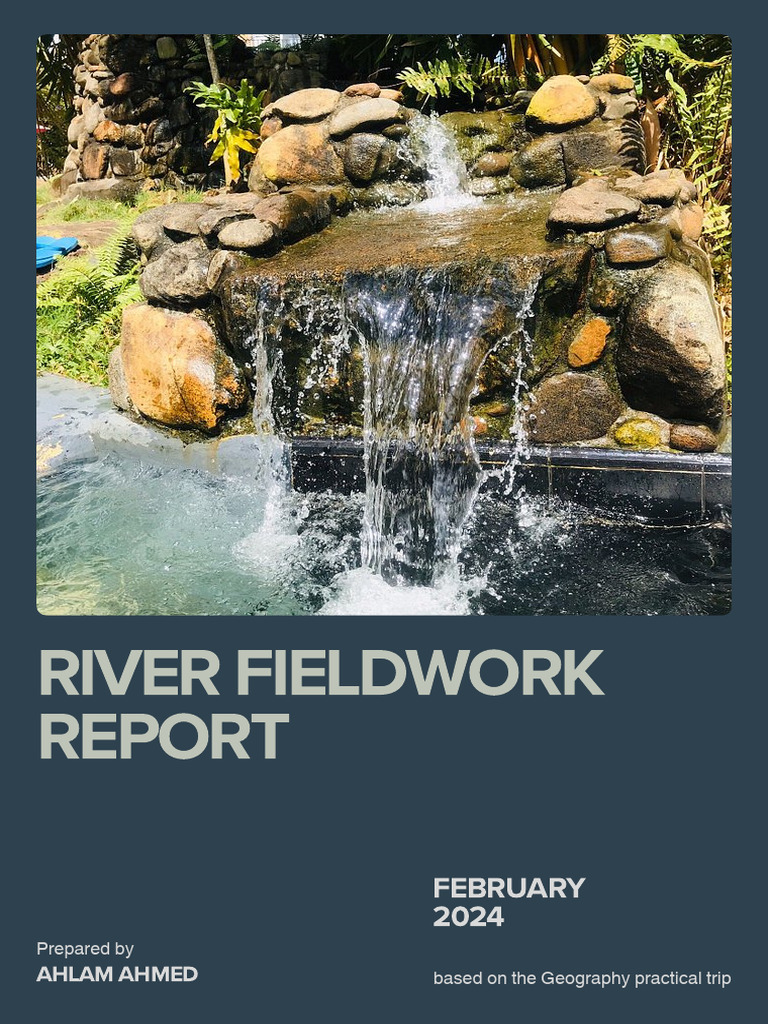 Ahlam's Geo River Fieldwork Report 2024 | PDF | Sampling (Statistics ...
