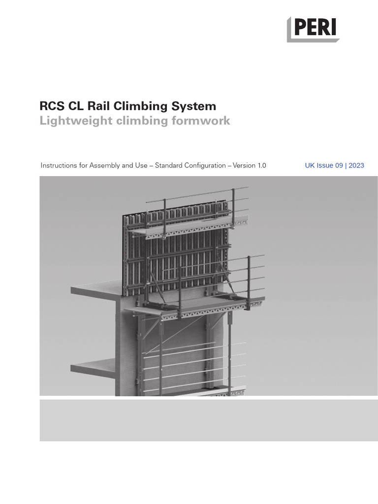 RCS CL Rail Climbing System Guide | PDF | Safety | Personal Protective ...