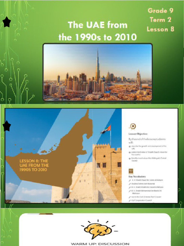 The Uae From 1971s To 2010 | PDF | United Arab Emirates | Archaeology