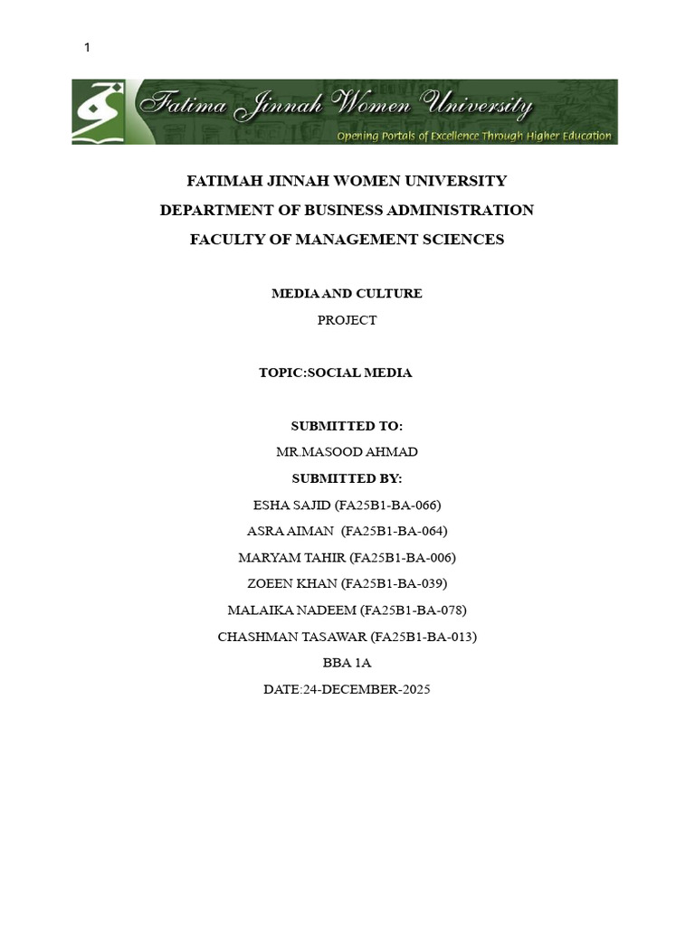 Report - Media and Culture | PDF | Social Media | Popular Culture ...