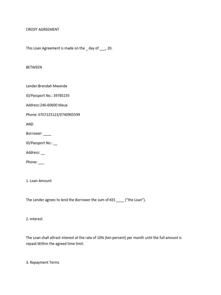 Credit Agreement | PDF