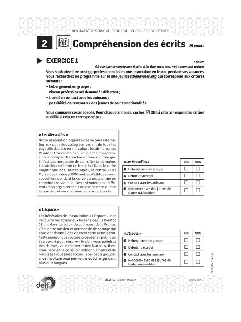 Reading Exercise 1 | PDF