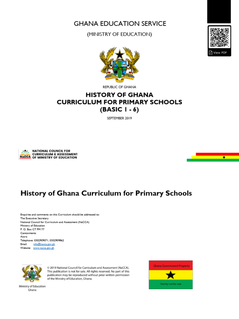 Ghana Primary Schools History Curriculum | PDF | Educational Assessment ...