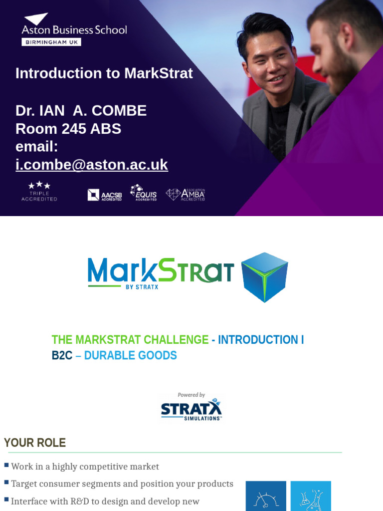 MarkStrat Challenge Overview and Strategy | PDF | Marketing | Online ...