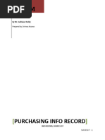 Managing Quality Info Records in SAP | PDF | Procurement | Computing