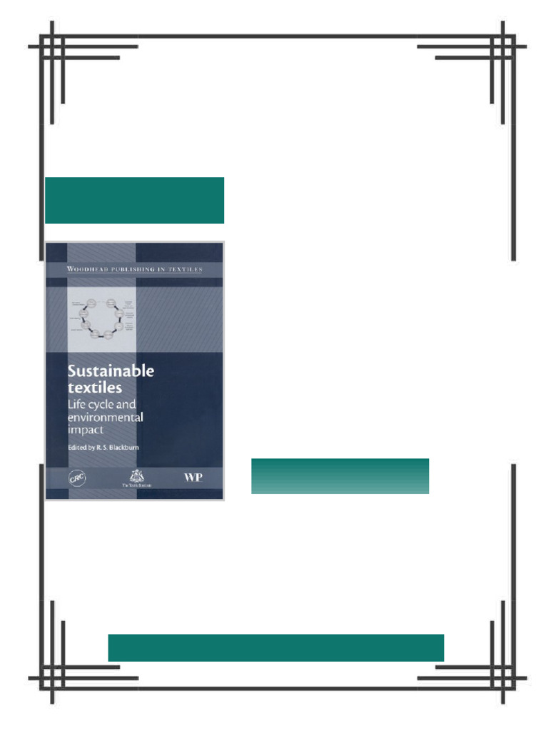 Sustainable Textiles Life Cycle and Environmental Impact Woodhead ...