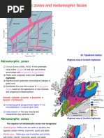 Barrovian Metamorphic Zones Explained | PDF | Geology | Petrology