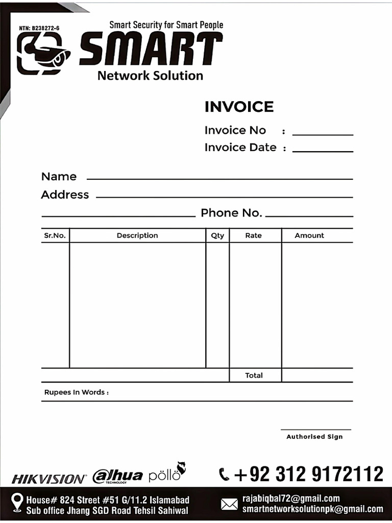 First Invoice | PDF