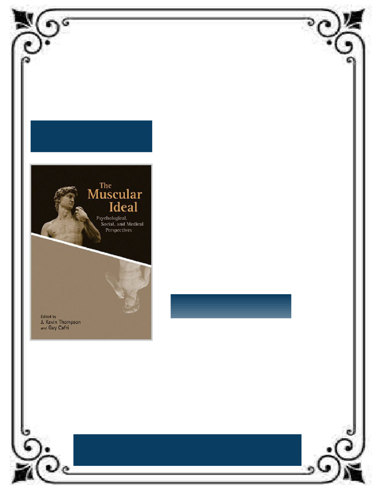 The Muscular Ideal Psychological Social and Medical Perspectives 1st ...