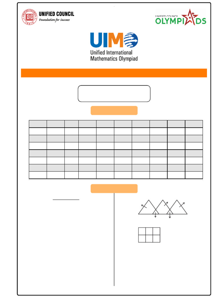 Cl 2 Uimo 2024 Paper 4p104 Key | PDF | Elementary Geometry | Mathematics