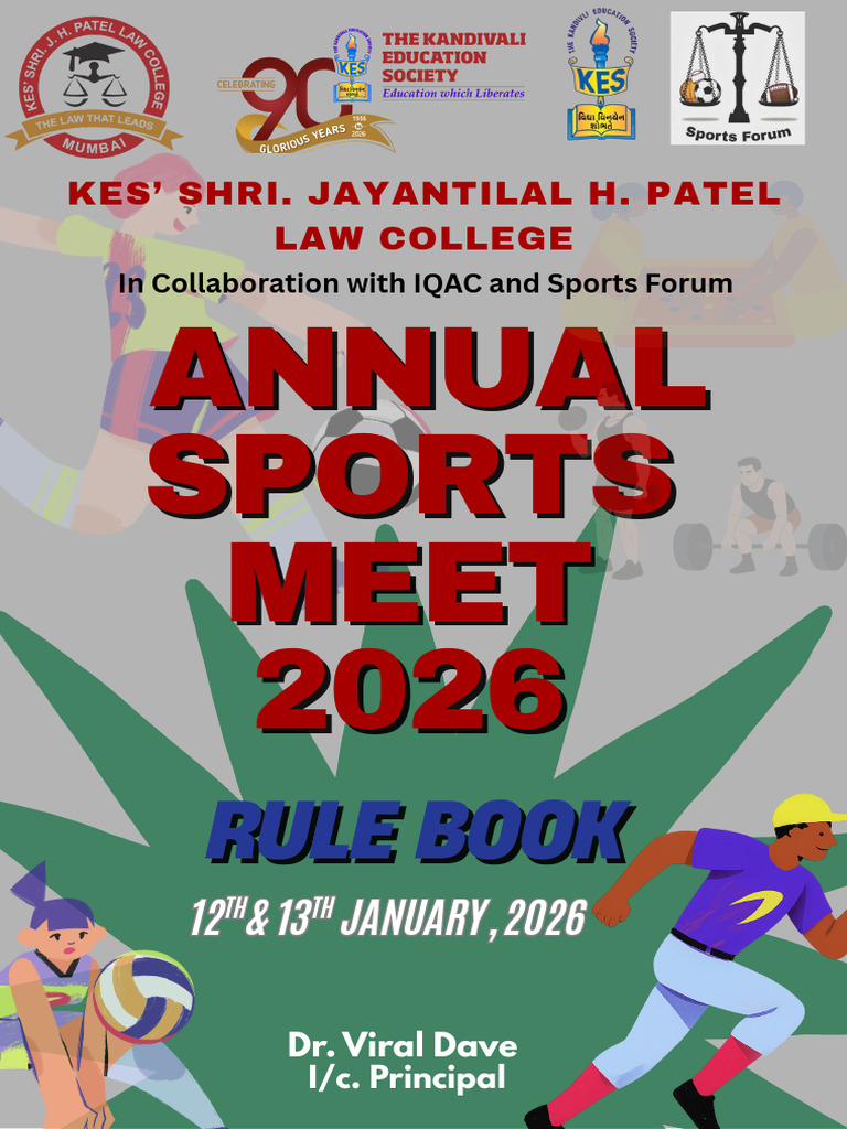 2026 Annual Sports Meet Rule Book | PDF | Sports Rules And Regulations ...