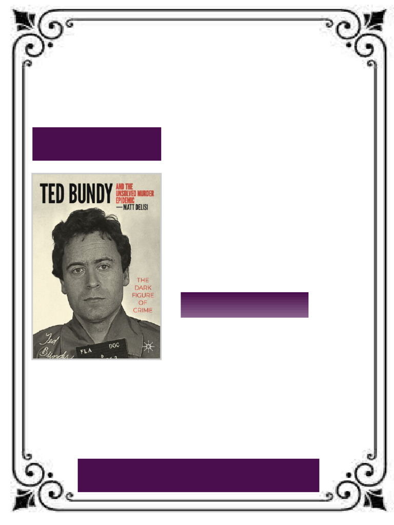 Ted Bundy and The Unsolved Murder Epidemic Matt Delisi ebook detailed ...