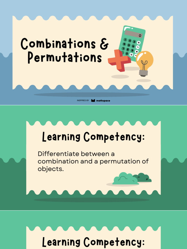 FM2 Lesson 2 Permutations Combinations | PDF | Permutation | Discrete ...