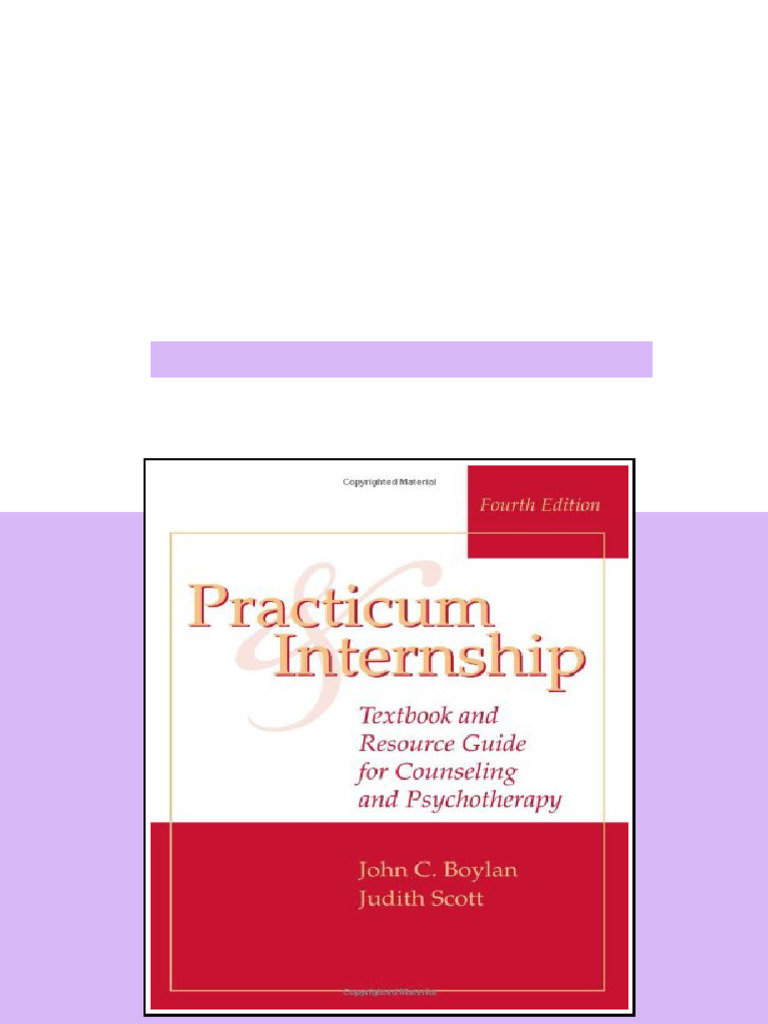 (Ebook) Practicum and Internship: Textbook and Resource Guide for Counseling and Psychotherapy ...