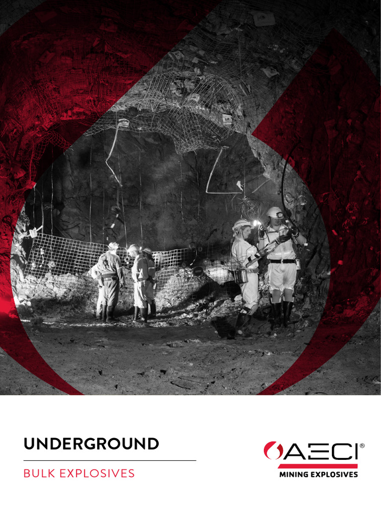 Aeci Mining Explosives Differentitated Products Underground Bulk Explosives | PDF | Mining ...