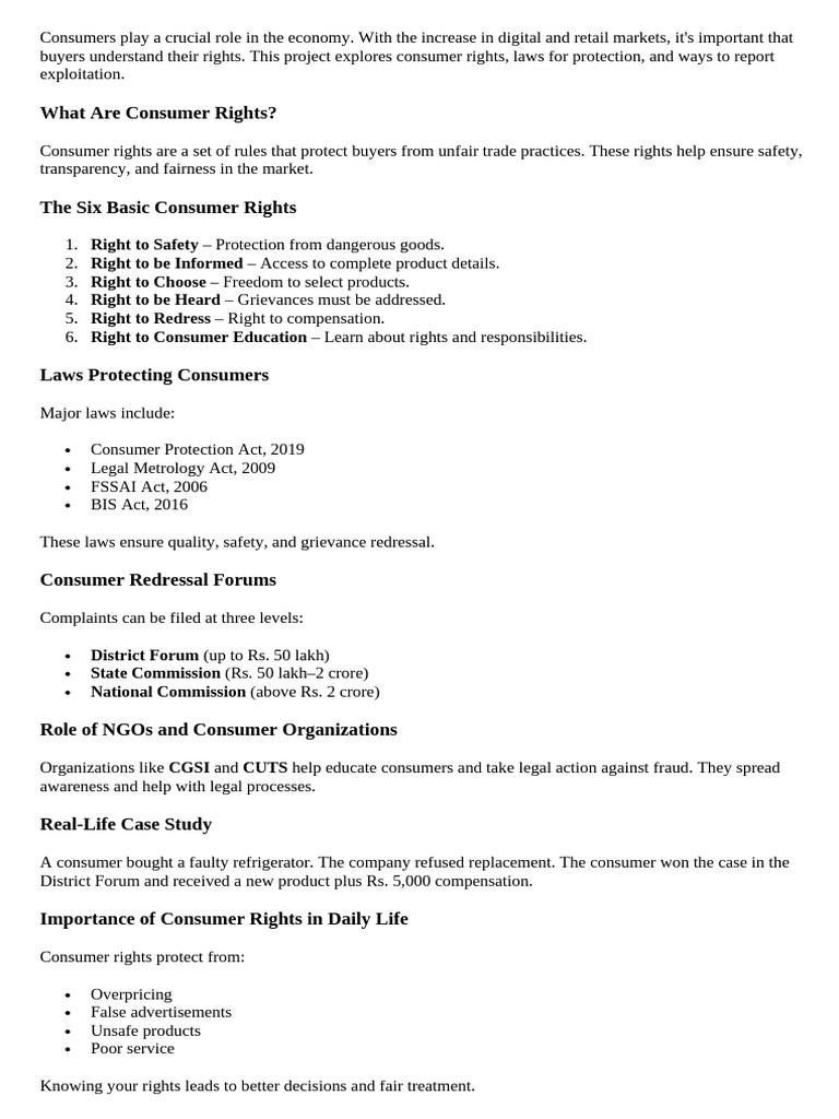 Consumers | PDF | Consumer Protection | Justice