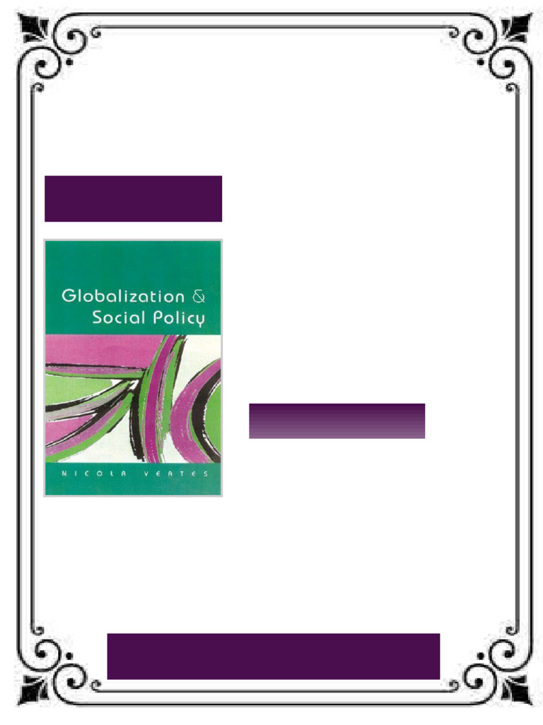 Globalization and Social Policy First Edition Yeates ebook trusted ...