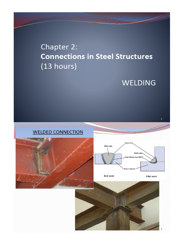 Steel Welding Connections Guide | PDF | Strength Of Materials | Welding
